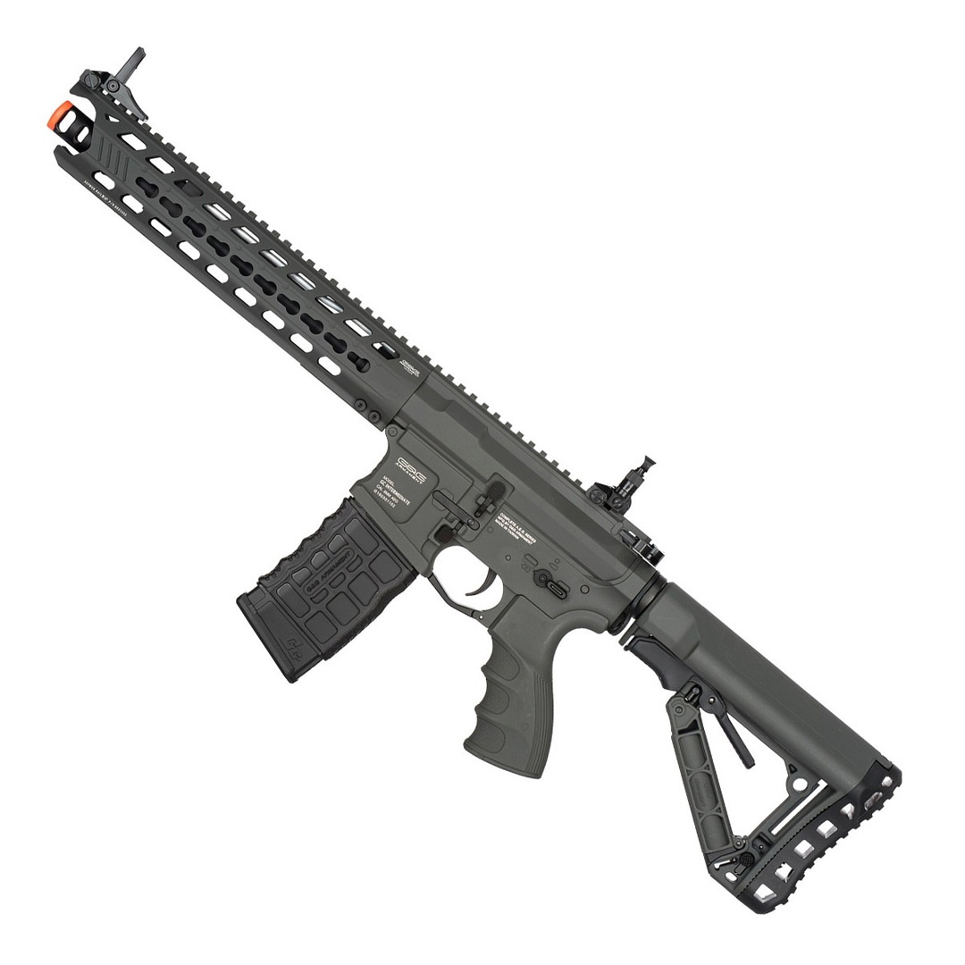 RIFLE DE AIRSOFT AEG G&G GC16 PREDATOR BATTLESHIP GREY METAL – Hawk Airsoft