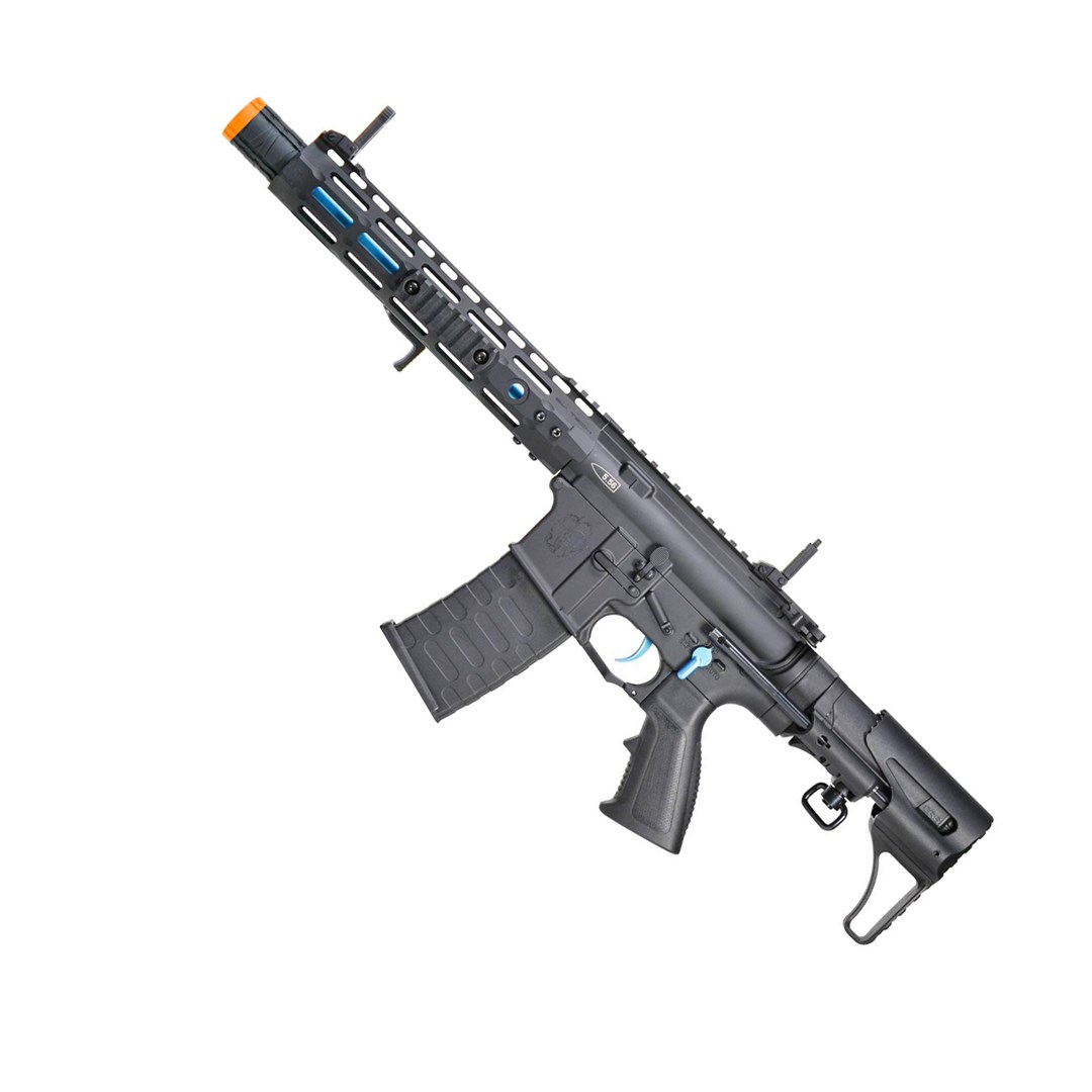 RIFLE DE AIRSOFT AEG APS ASR M4 ASR122 BLACK (E-SILVEREDGE) – Hawk Airsoft