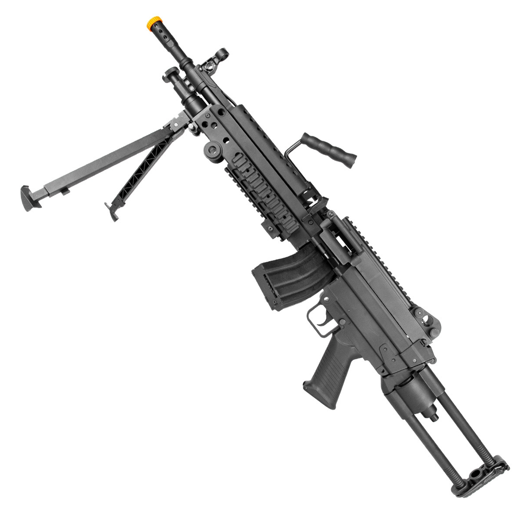 RIFLE DE AIRSOFT AEG ROSSI LMG M249 – Hawk Airsoft