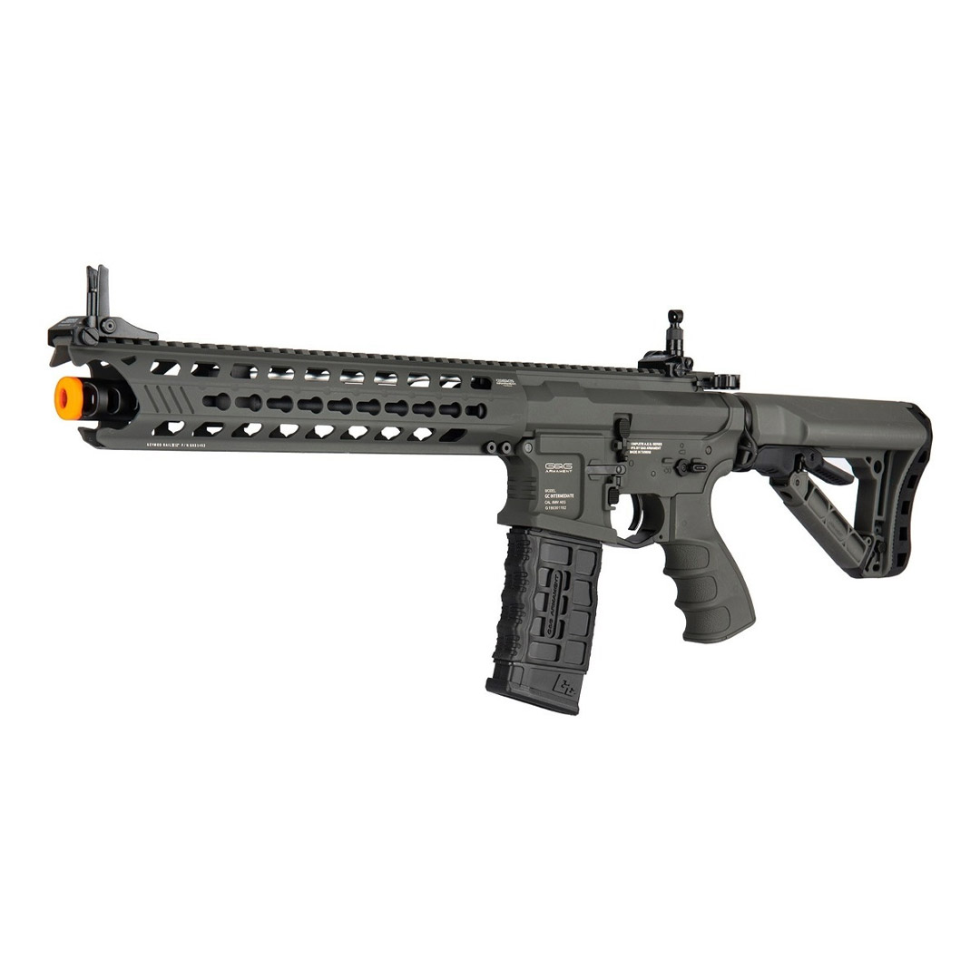 RIFLE DE AIRSOFT AEG G&G GC16 PREDATOR BATTLESHIP GREY METAL – Hawk Airsoft