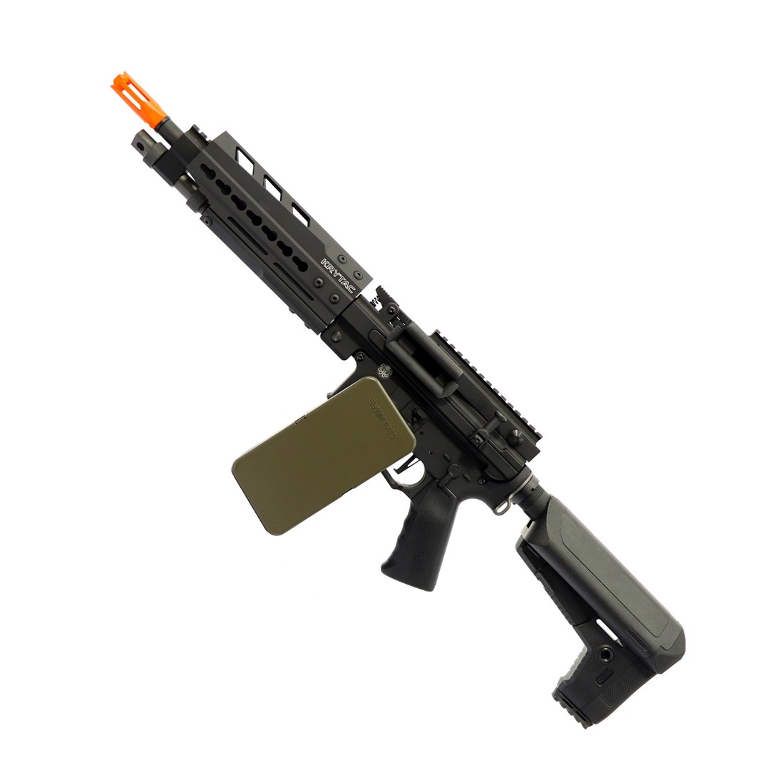 RIFLE DE AIRSOFT AEG KRYTAC TRIDENT LMG ENHANCED BLACK – Hawk Airsoft