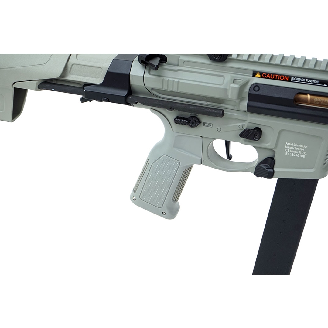 RIFLE DE AIRSOFT AEG ICS CXP MARS PDW9 S3.II NARDO GREY - IMG-420S3-1R – Hawk Airsoft