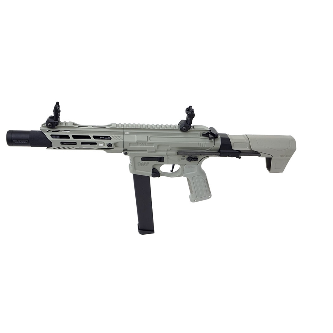 RIFLE DE AIRSOFT AEG ICS CXP MARS PDW9 S3.II NARDO GREY - IMG-420S3-1R – Hawk Airsoft