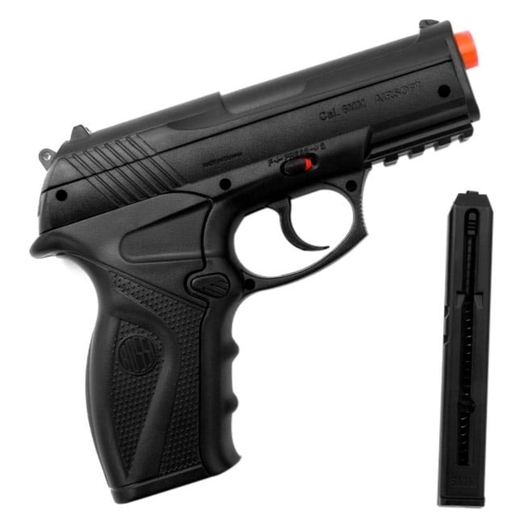 PISTOLA DE AIRSOFT CO2 NBB (SEM BLOWBACK) WINGUN C11 6MM – Hawk Airsoft
