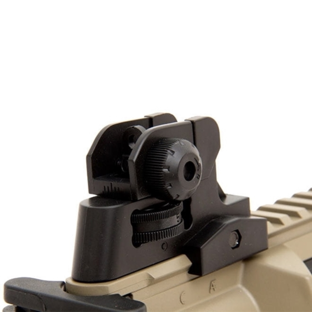 RIFLE DE AIRSOFT AEG CYMA M4 CQB RIS ET (CM506S) TAN - GATILHO ...