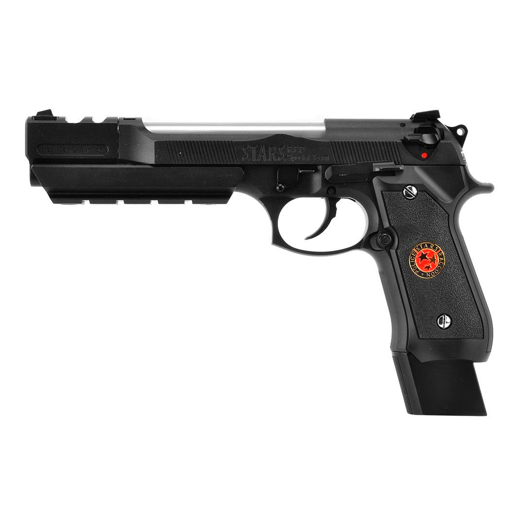 PISTOLA DE AIRSOFT A GÁS GBB WE M92 EXT VER1 M92-SP-L1-BK - SAMURAI EDGE BARRY BURTON ESTENDIDA ...