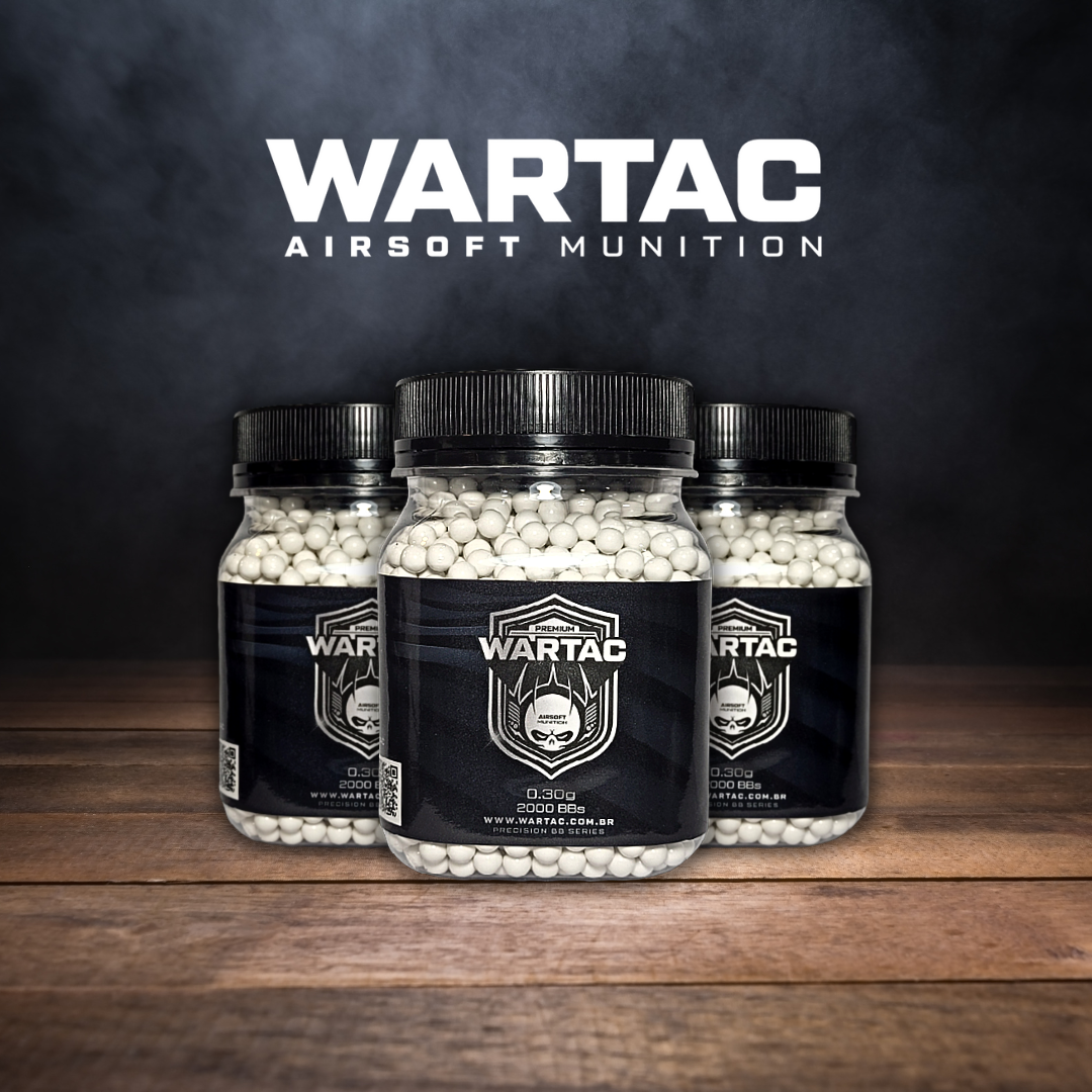 ESFERAS PLÁSTICAS AIRSOFT BBS WARTAC 0.30G 2000 BBS – Hawk Airsoft