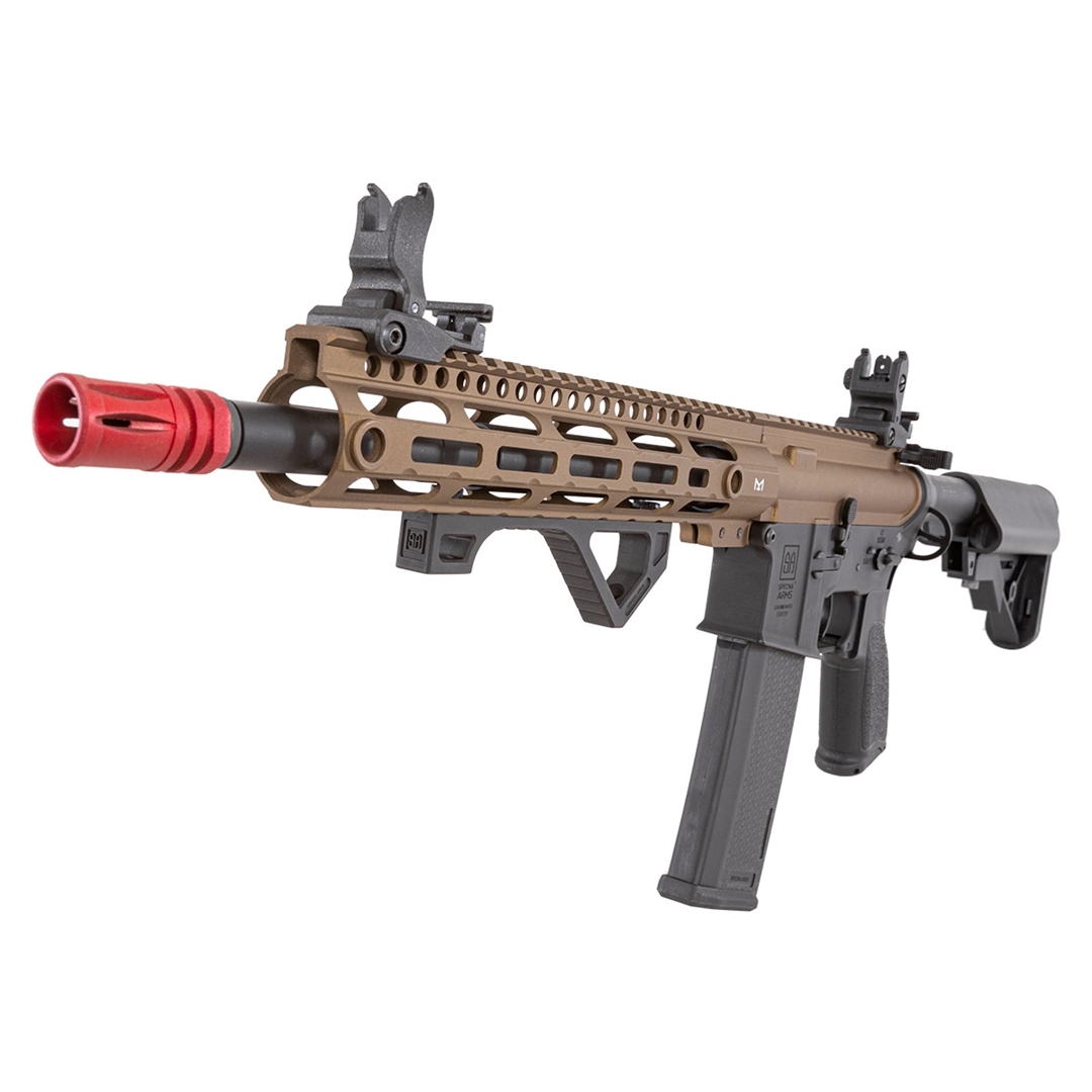 RIFLE DE AIRSOFT AEG M4 CARBINE LONG M-LOK SA-E20 HALF BRONZE EDGE E ...