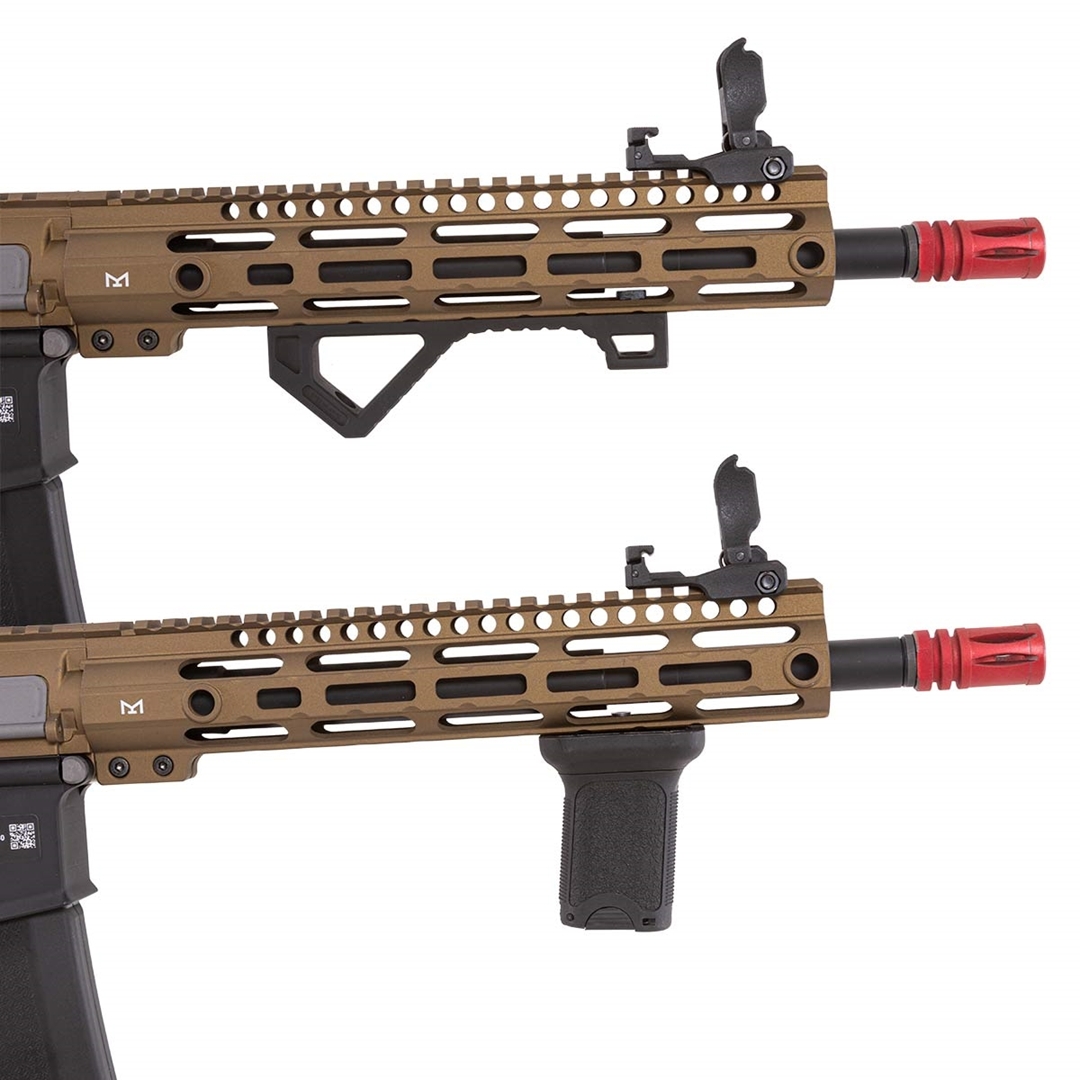 RIFLE DE AIRSOFT AEG M4 CARBINE LONG M-LOK SA-E20 HALF BRONZE EDGE E ...