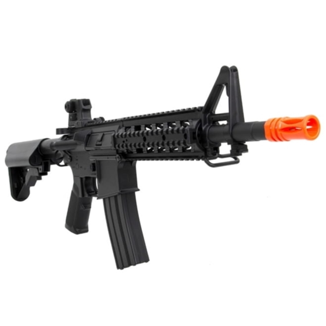 RIFLE DE AIRSOFT AEG CYMA M4 CQB RIS ET (CM517S) BLACK - GATILHO ...