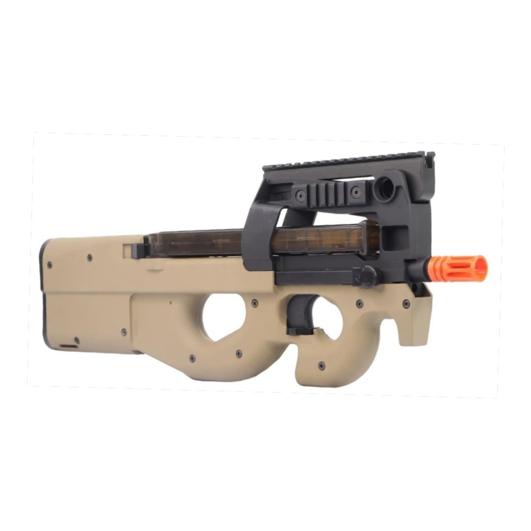 RIFLE DE AIRSOFT KINGARMS K90 / P90 TACTICAL DESERT – Hawk Airsoft